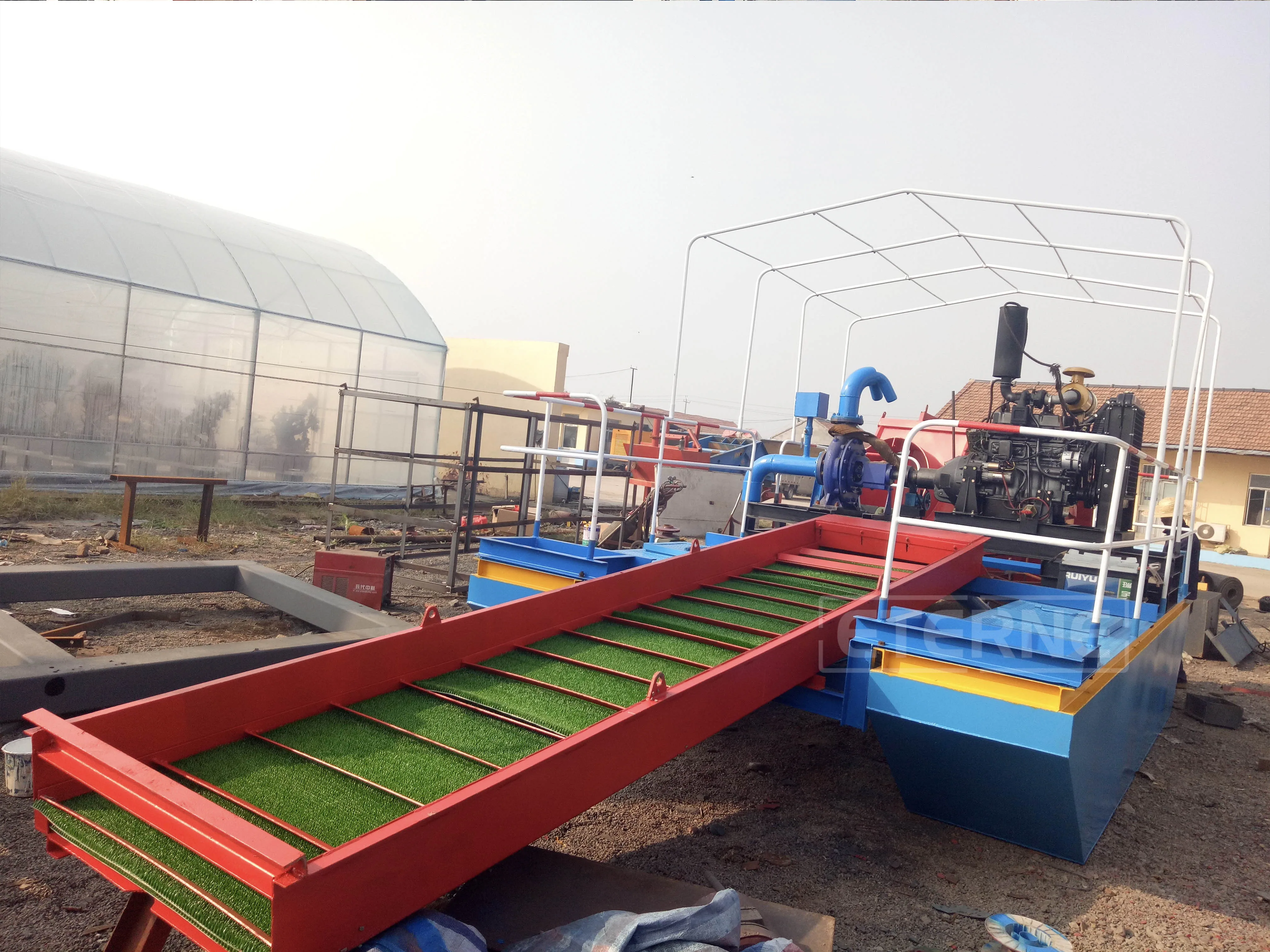 ETERNE 6 Inch Portable Floating Gold Dredge Mining Jet Suction Sand ...