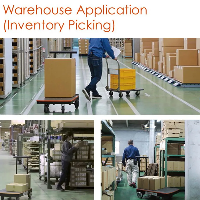 Compact Industrial Moving Cargo Trolley - Robotic Platform