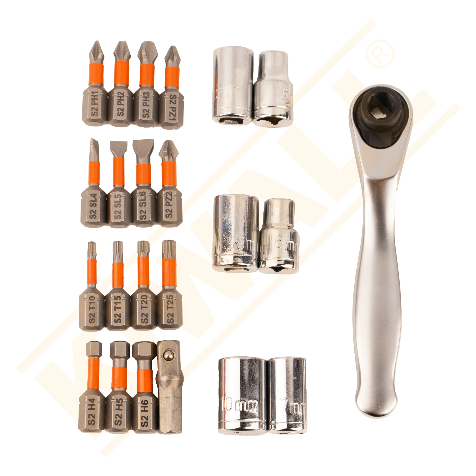 23 in 1 Screwdriver Bit Set - Compact Tool Set for All Needs