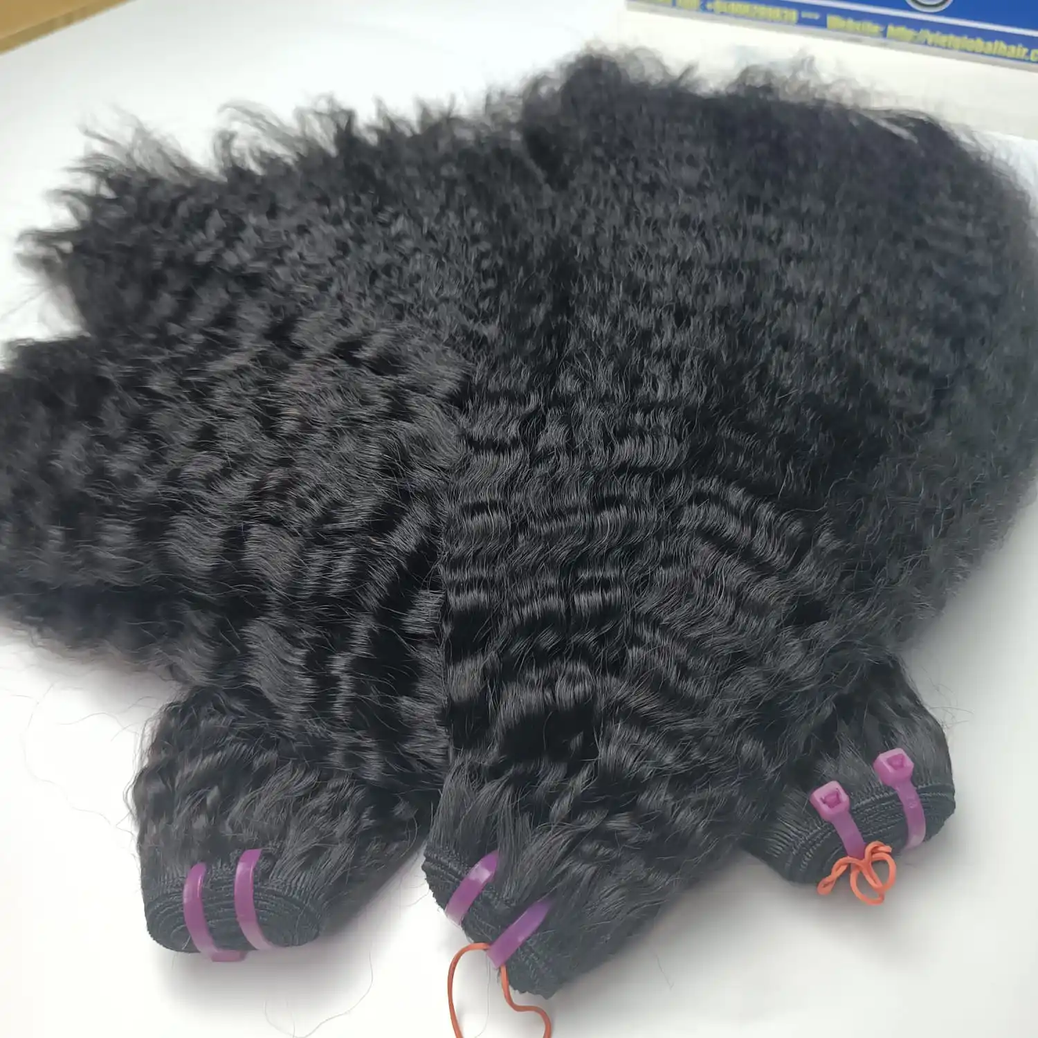 Viral Texture 2024 100% Unprocessed Human Hair Extensions Kinky ...