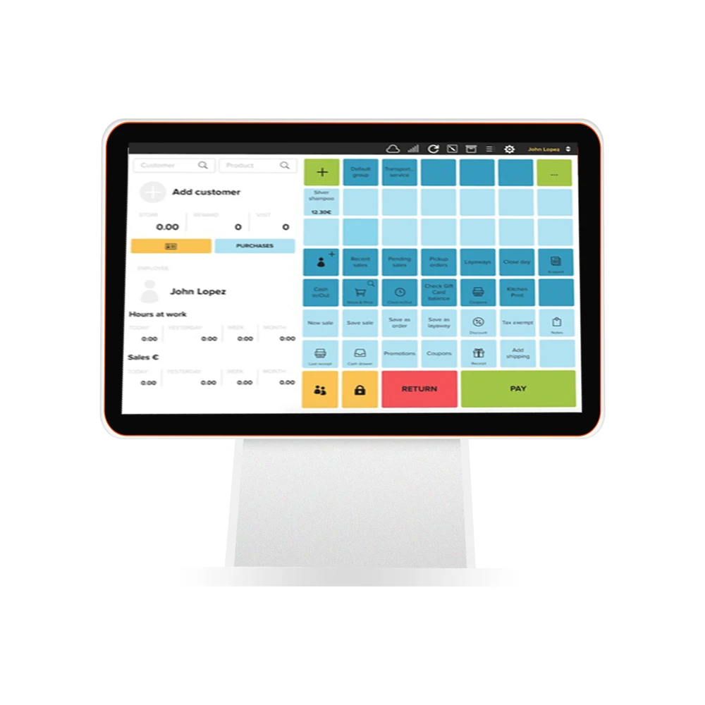 15.6英寸双屏sistema Oem Pos台式pos机系统，带监控收银机 - Buy Oem Pos台式pos机系统监控收银台,Pos桌面 ...