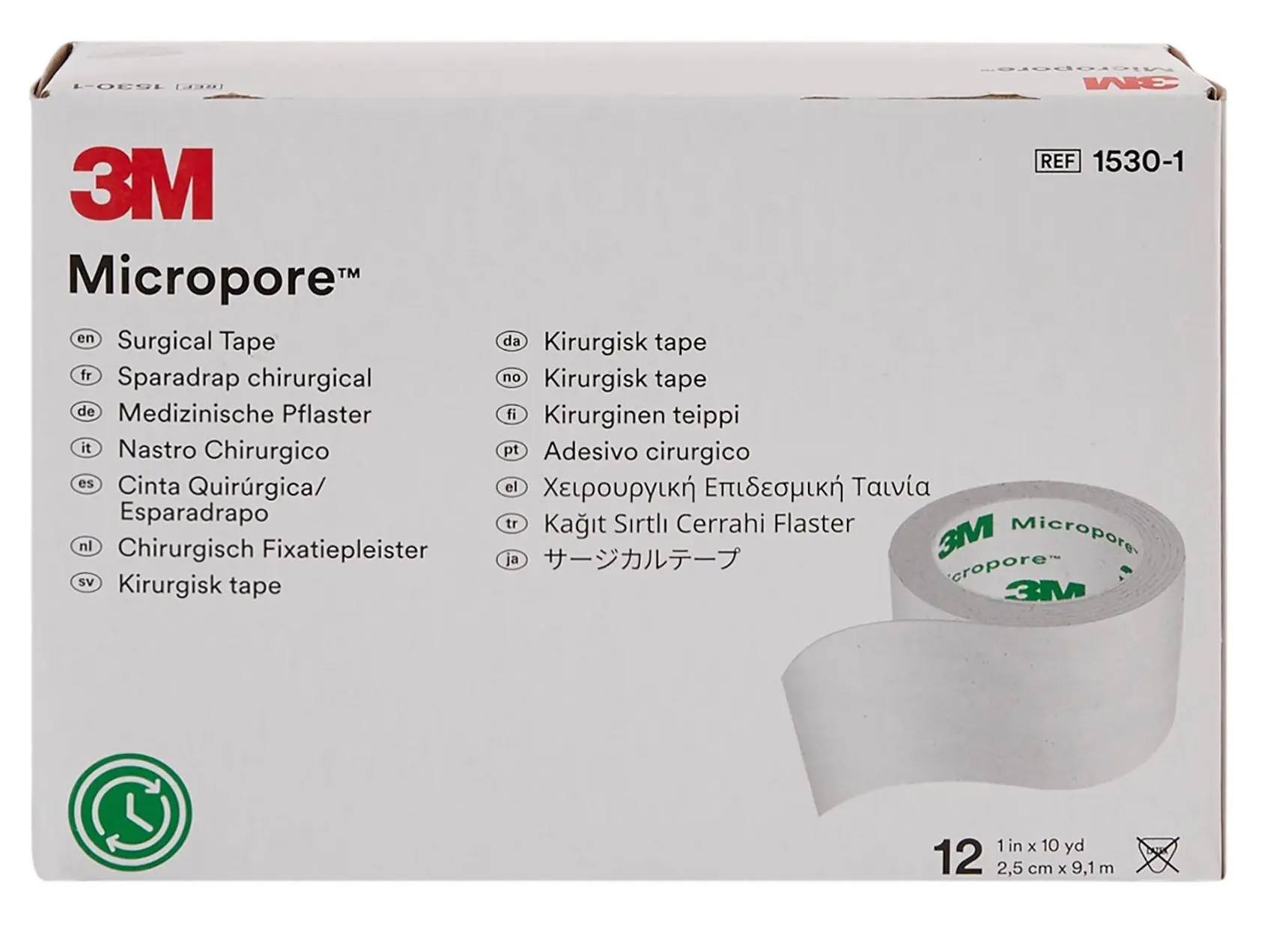 Micropore Surgical Paper Tape 1530 - White, Breathable, and Fast Shipping