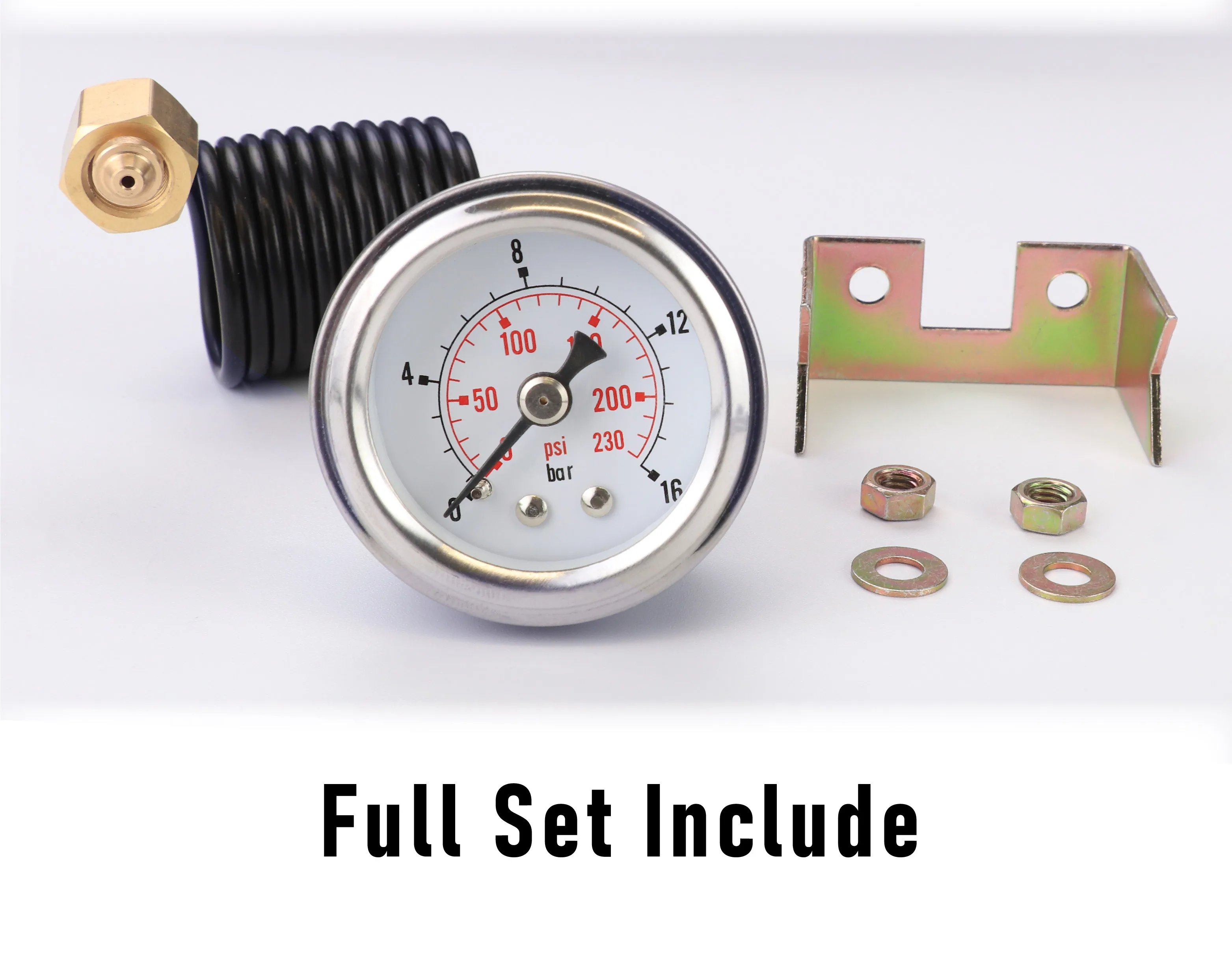 AUTO GAUGE Brew Pressure Gauge 16bar for Coffee Machines