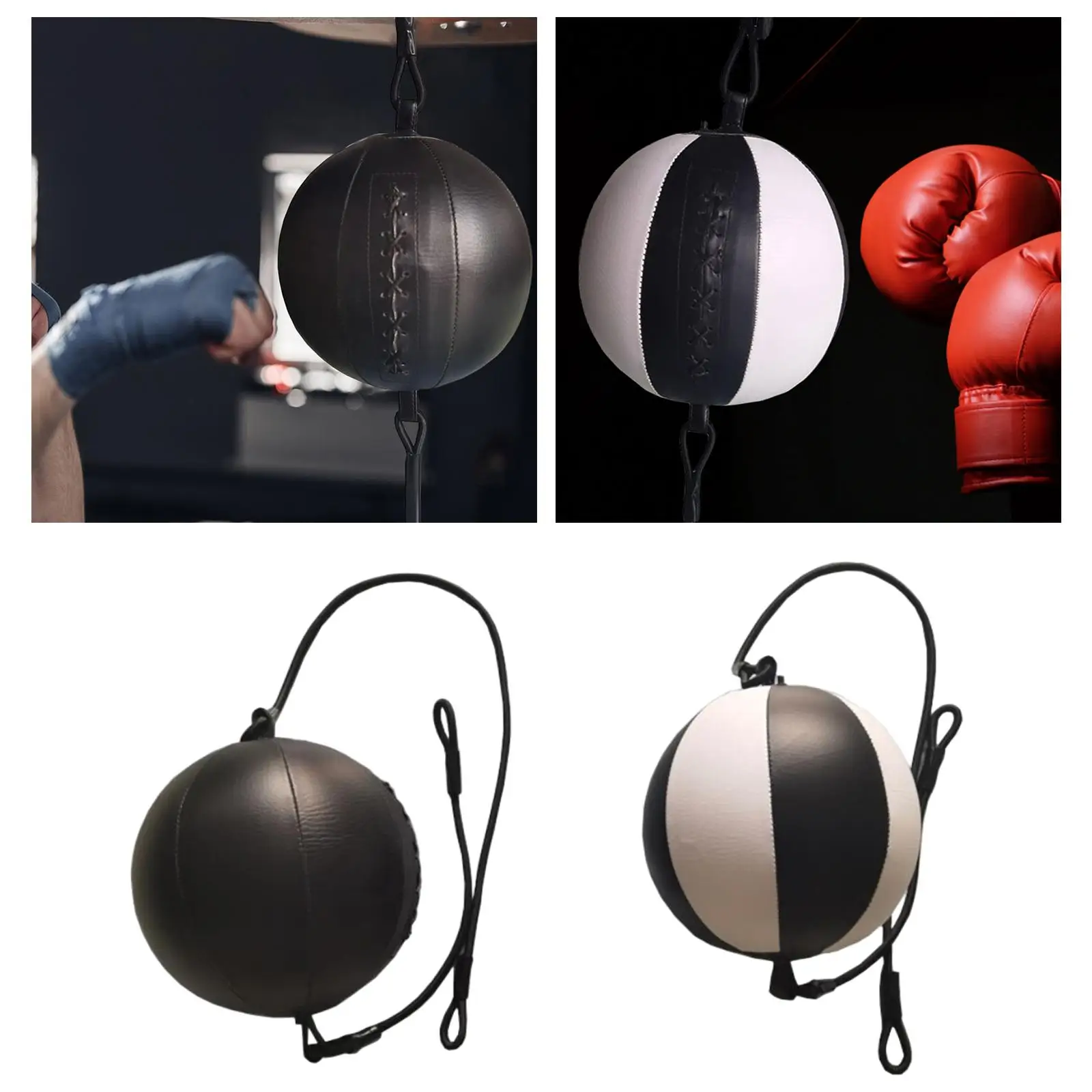 Premium Durable Leather Speed Ball Home Gym Fitness Equipment with ...