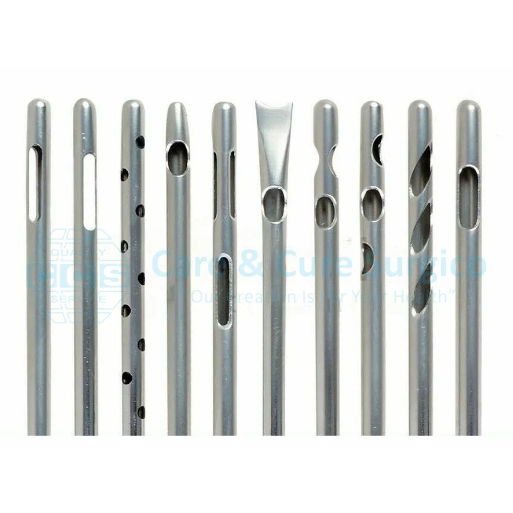 Custom Liposuction Cannula Surgery Fat Transfer Set Stainless Steel ...
