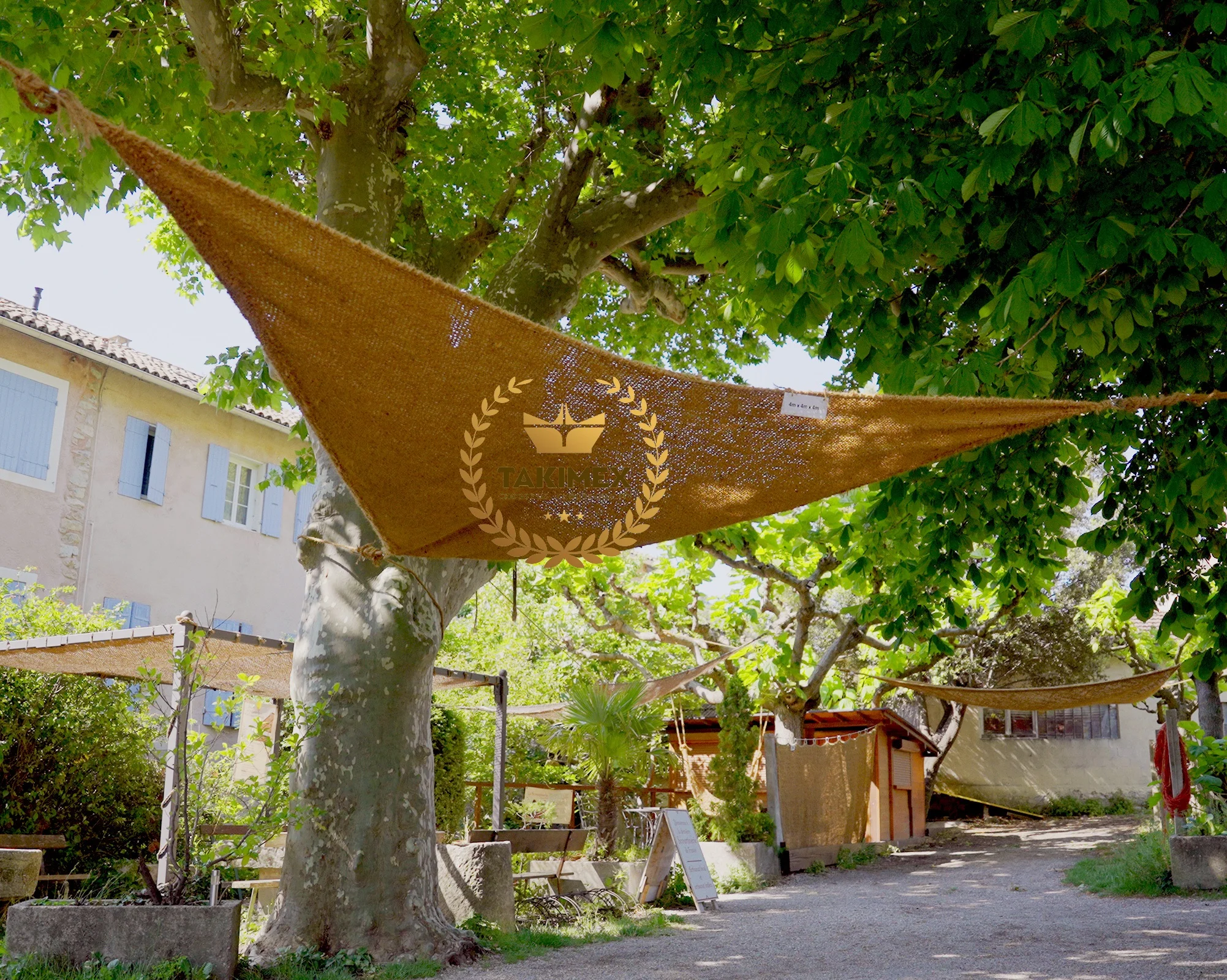 High Quality Coconut Fiber Shade Sail 100% Nature Material Prodtection ...