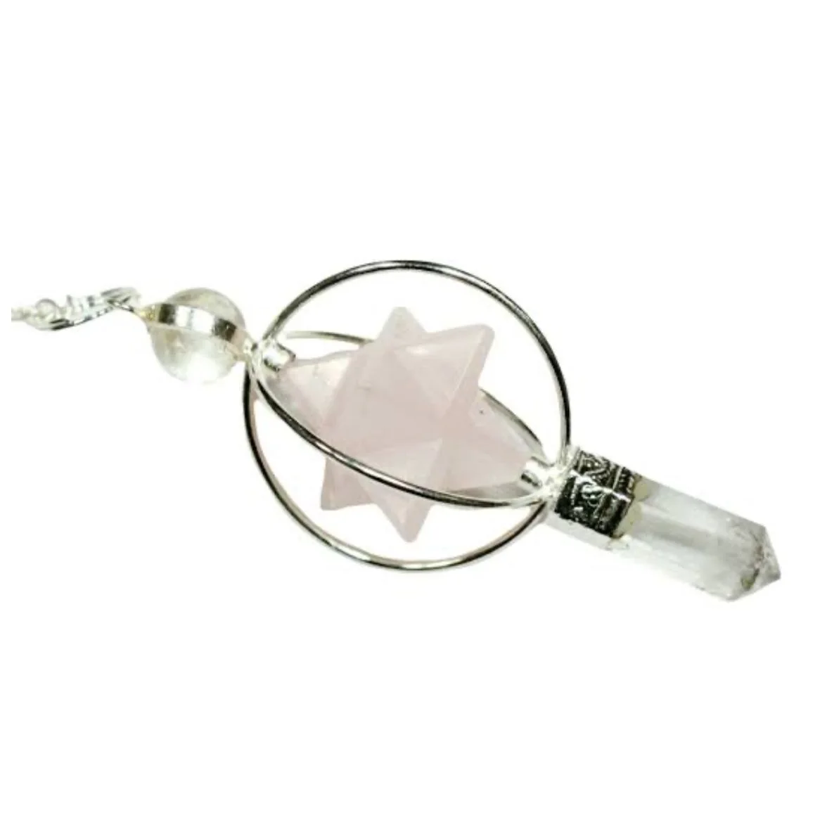 Standard Quality Merkaba Star Pendulum With Crystal Pencil With Metal ...