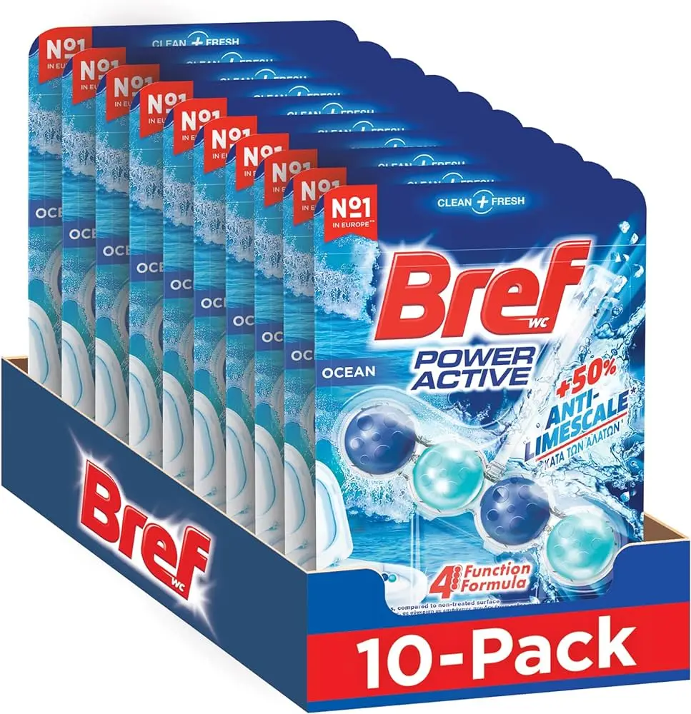 Bref Wc Block Power Active Ocean 50g,Multipack,10 Piezas - Buy Bref ...