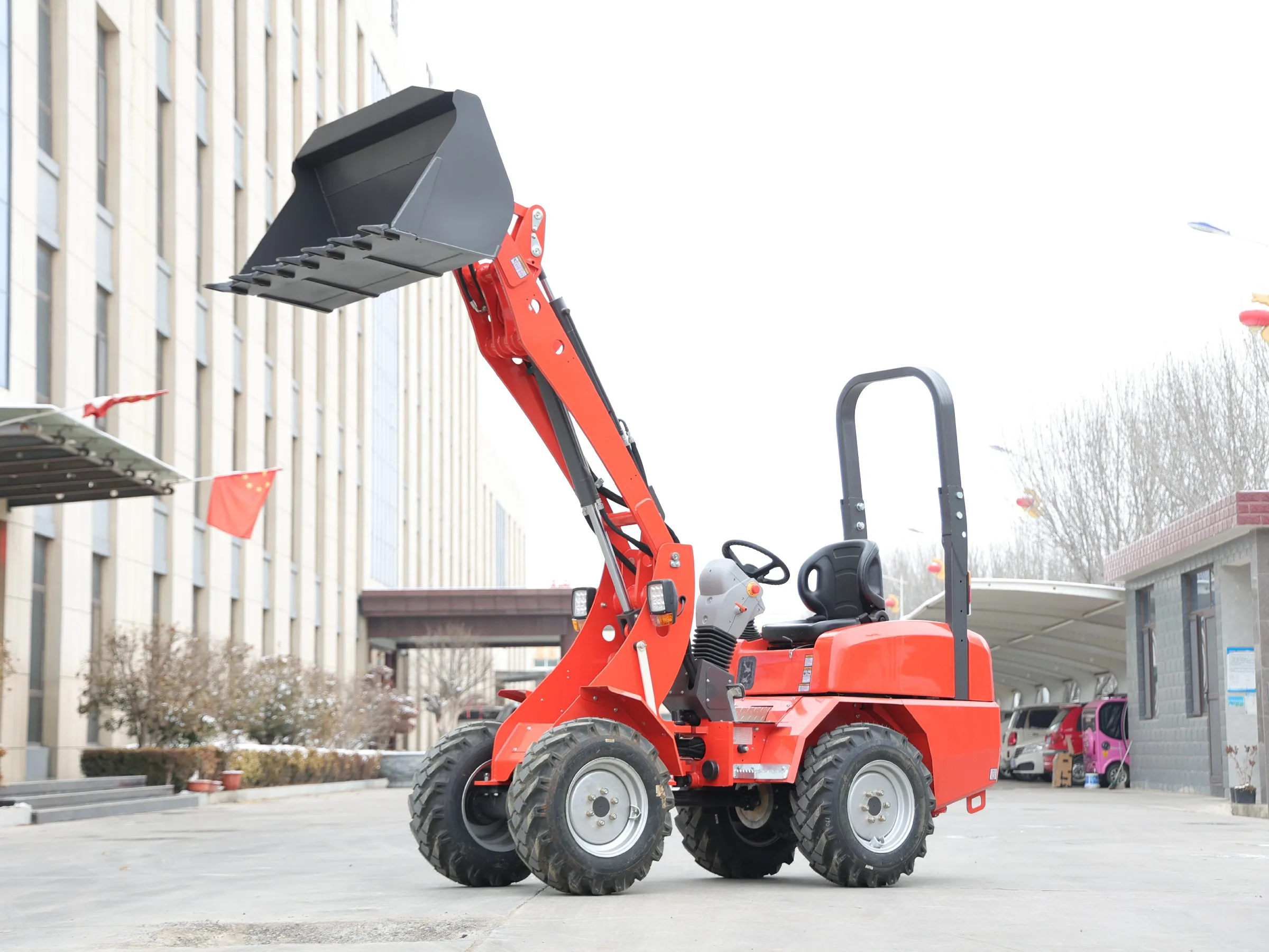 Work In Confined Areas Where Larger Loaders Cannot Reach Good Sale Mini ...