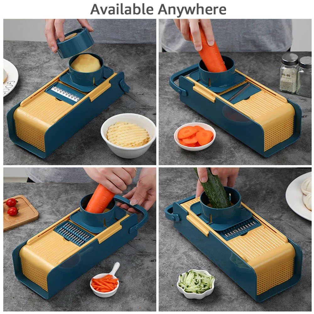 Multi-function 5 in 1 Fruit & Vegetable Tools Potato Peeler Onion ...