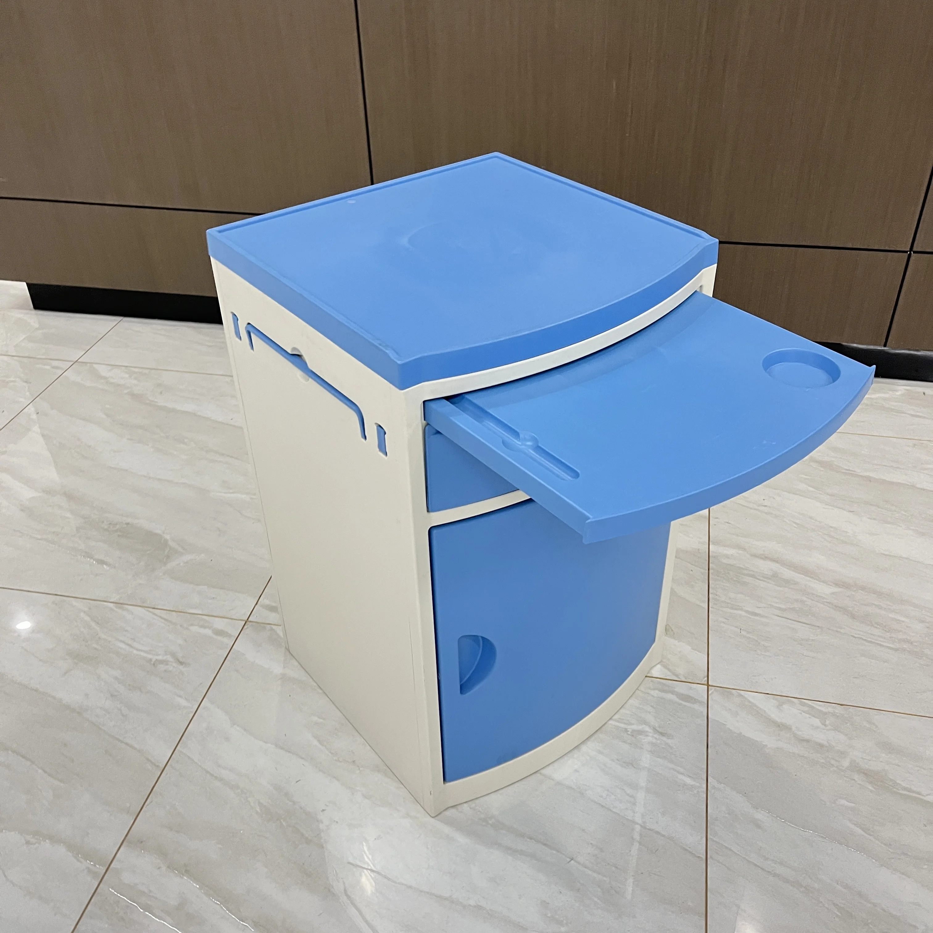 Factory Price Hospital Furniture Hospital Bedside Table Wholesale Abs ...