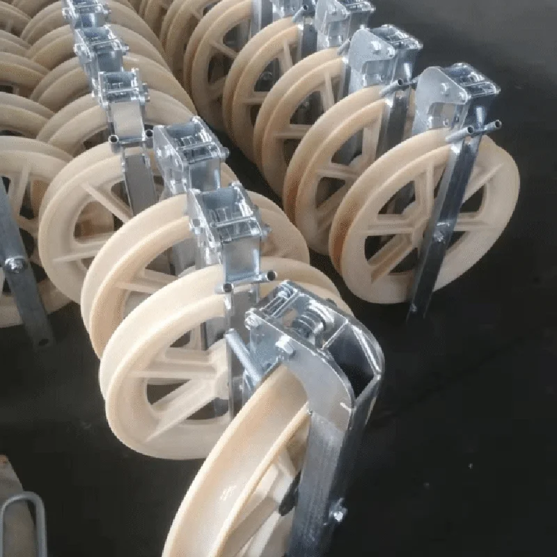 Bridge Type Cable Laying Roller For Power Telecoms Utility Installs ...