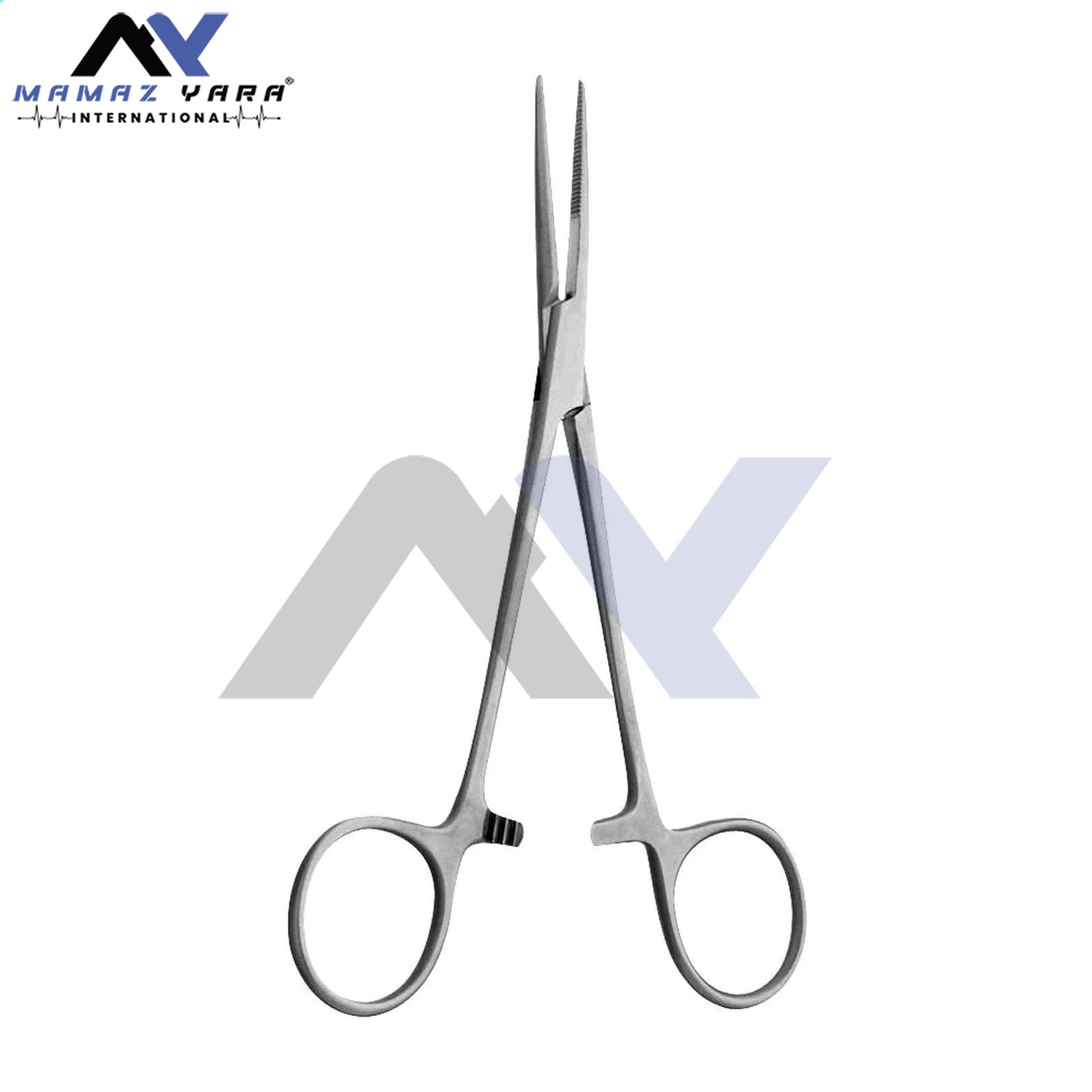 Set of Kelly Forceps Locking Tweezers Clamp - Silver Stainless Steel ...