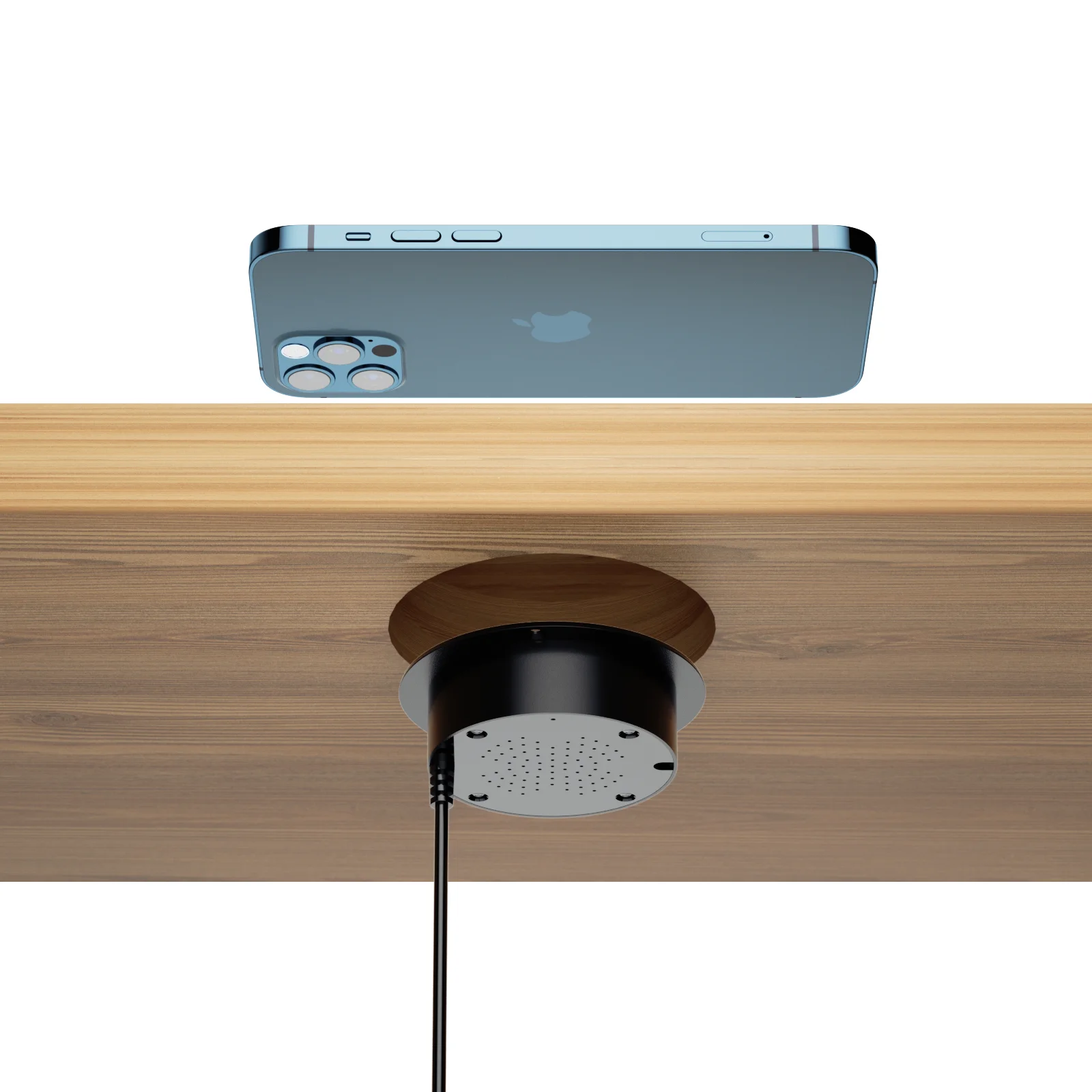 Wireless Charger Built In Desk Table Office Furniture Fast Charging For ...