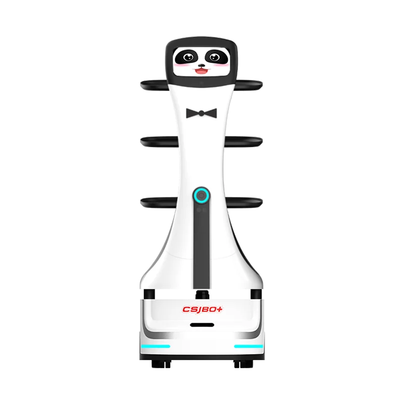 自主移动视觉指南智能人工智能csjbot机器人餐厅咖啡厅智能送餐人形 - Buy 送货机器人,餐厅服务员机器人,服务机器人人形 Product ...