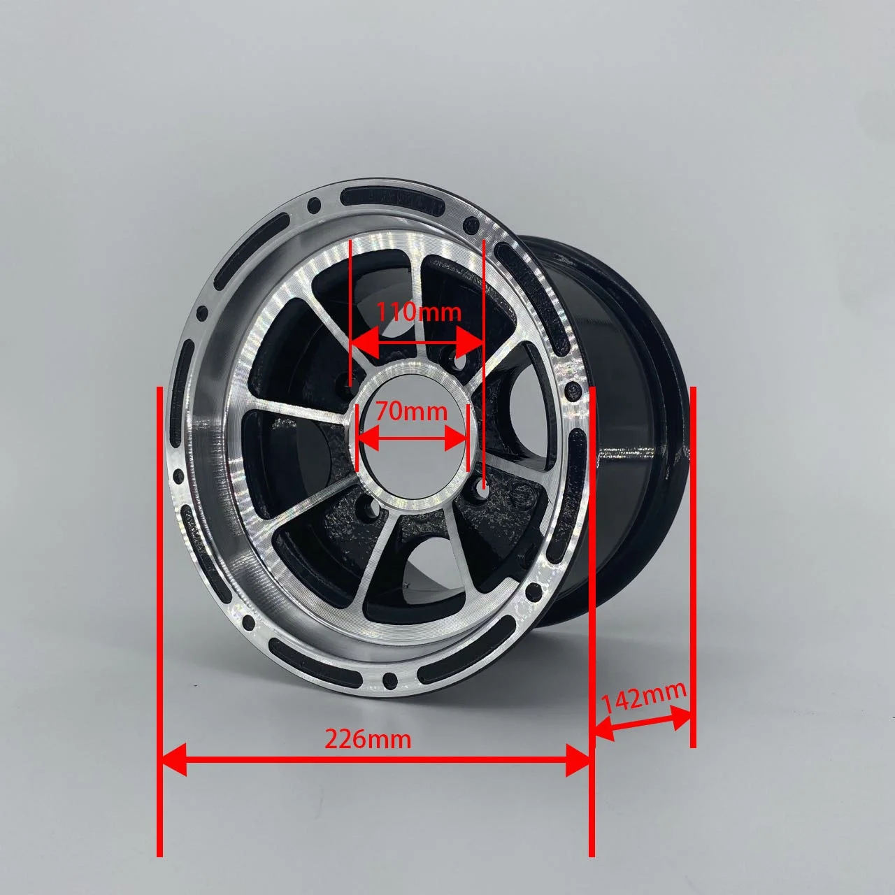 Atv Accessories Front And Rear Wheels 8-inch Karting Off-road 4-wheel ...