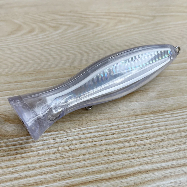 Popper Lure BLANK 120mm 45g Topwater Hard Popper Lure Whopper Plopper ...