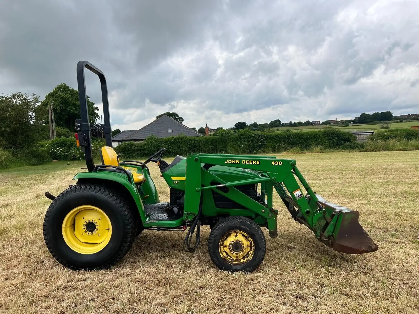 John Deere 4400 Compact Tractor With Front Loader 4x4 - Buy Tractor ...