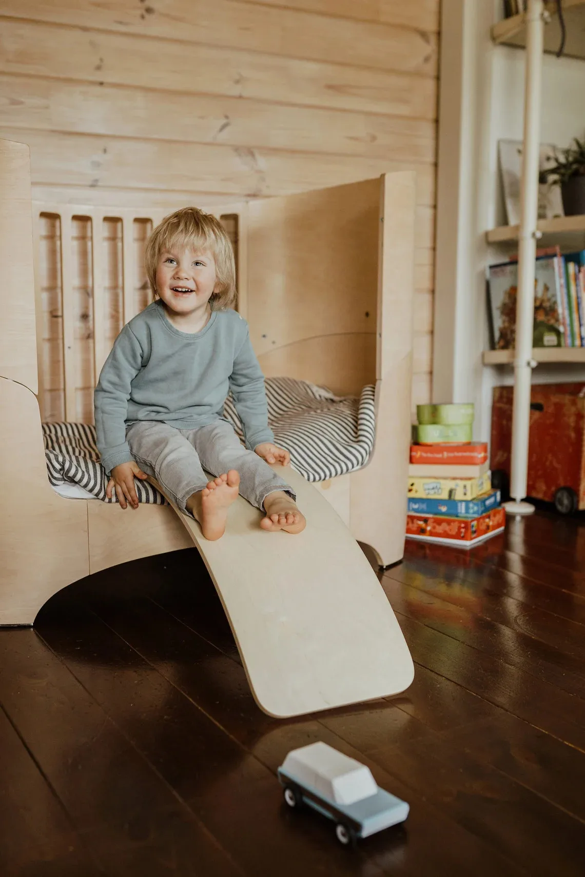 Colorful Curved Wood Balance Arc Board Wooden Children Wooden Balancing ...