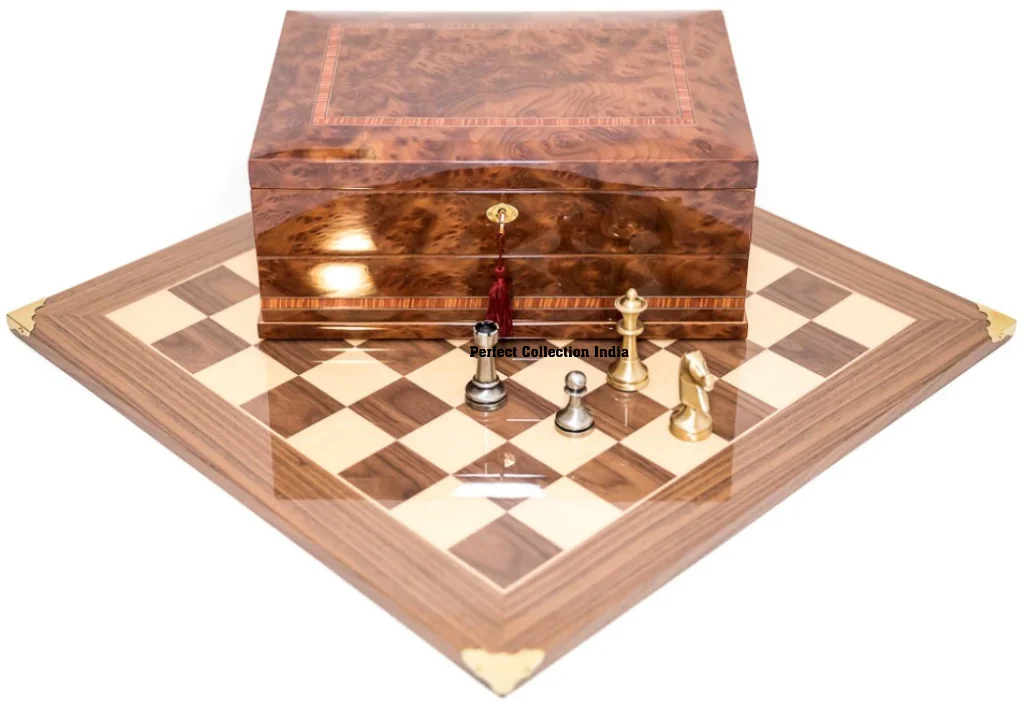 Luxury Brass Chess Set - Eco-Friendly Custom Game Figures