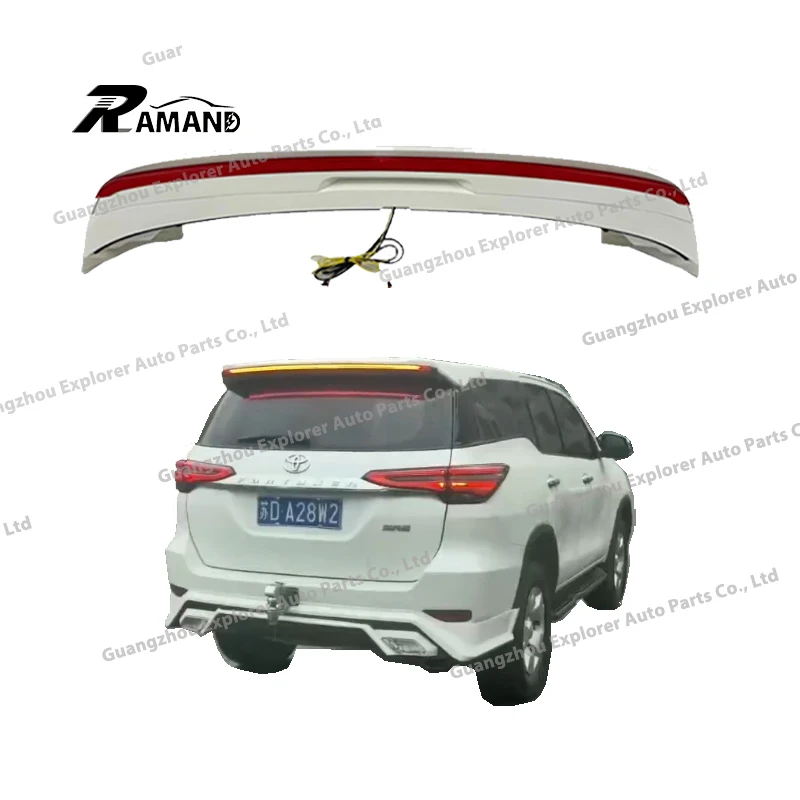 Factory LED Rear Wing Spoiler for Fortuner Accesorios Tail Wing Spoiler ...