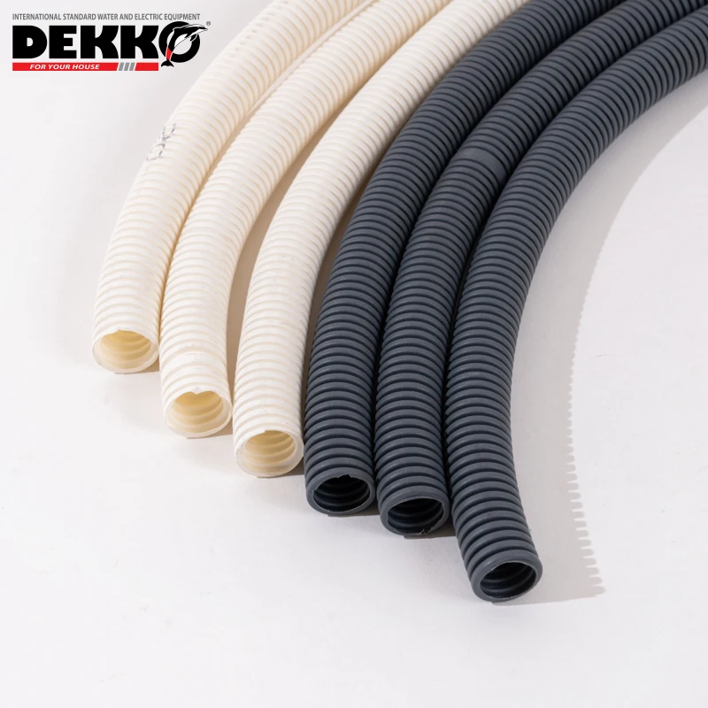Flexible Tube and Accessories Corrugated PVC Flexible Conduit Flexible ...