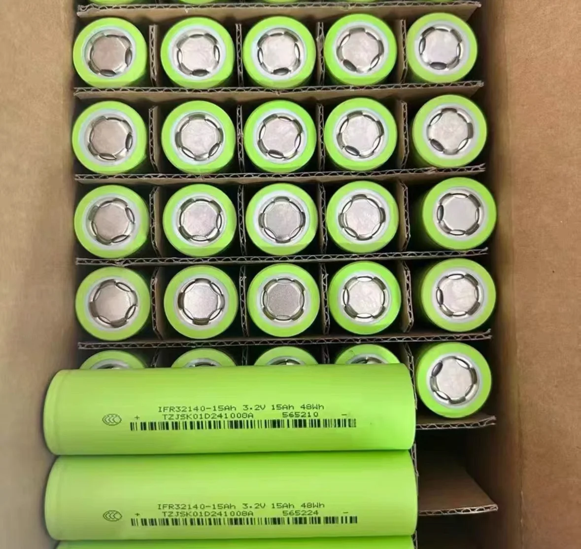 15Ah 32140 LiFePO4 Lithium Battery Cell | Cylindrical 3.2V Rechargeable ...