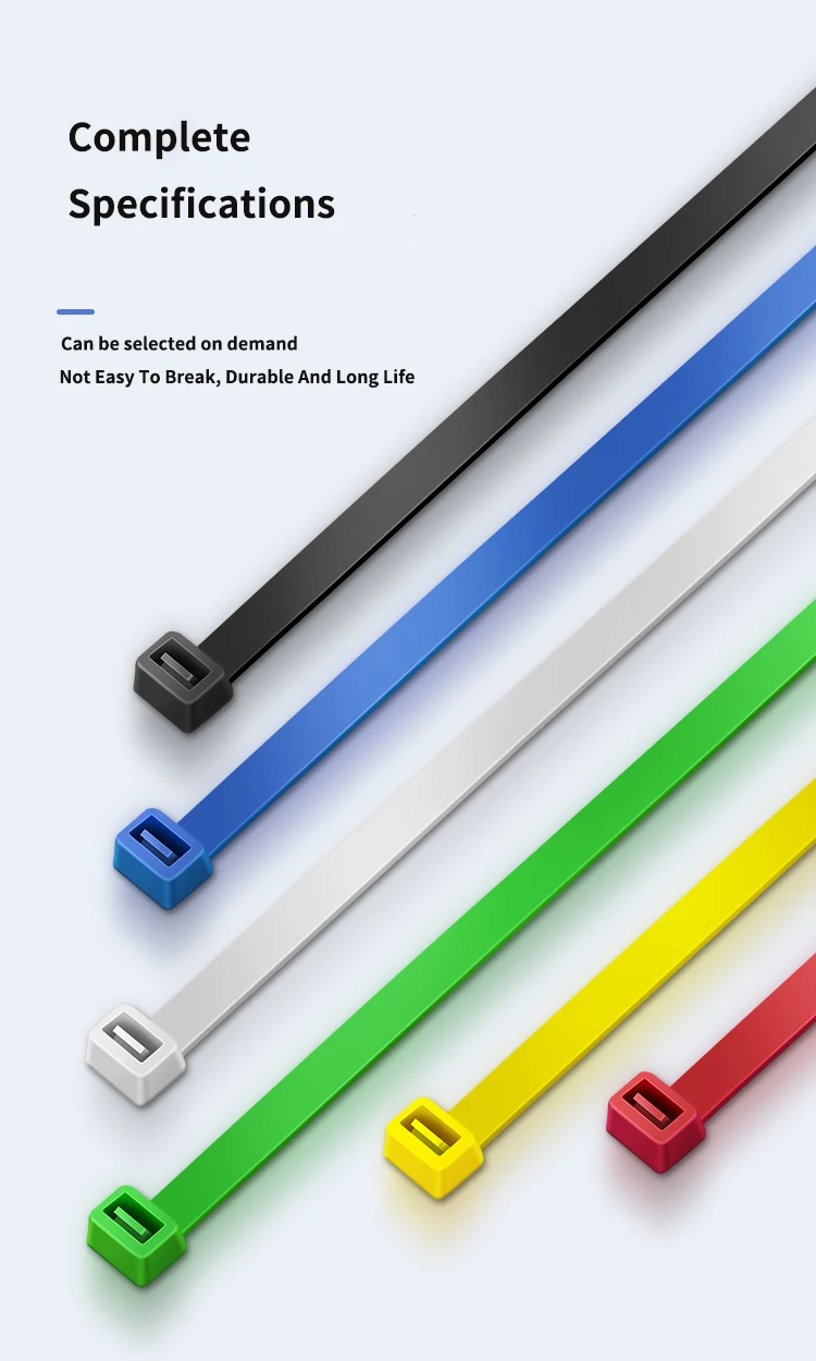 Multi-purpose Self-locking Nylon Cable Ties Cord Management Ties 3 ...