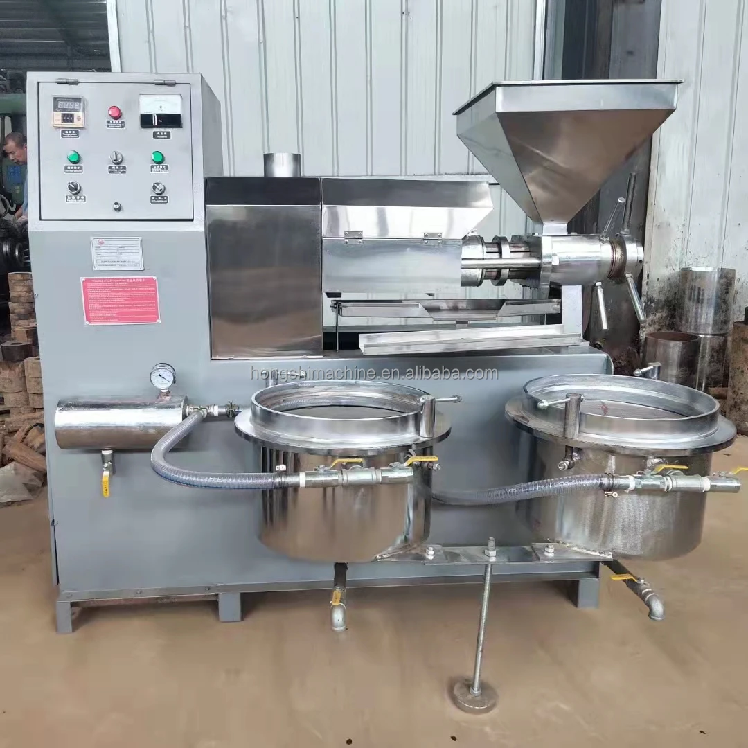 Mini Screw Press Olive Peanut Coconut Oil Press Machine