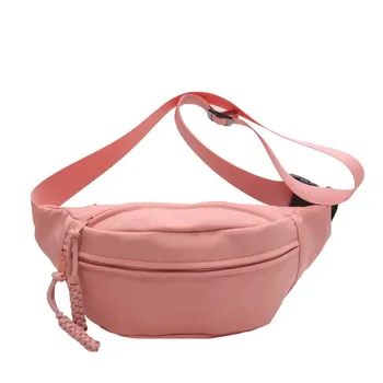 Premium Nylon Fabric Waist Banded Bags With 2 Zipper Pocket For Mobile ...