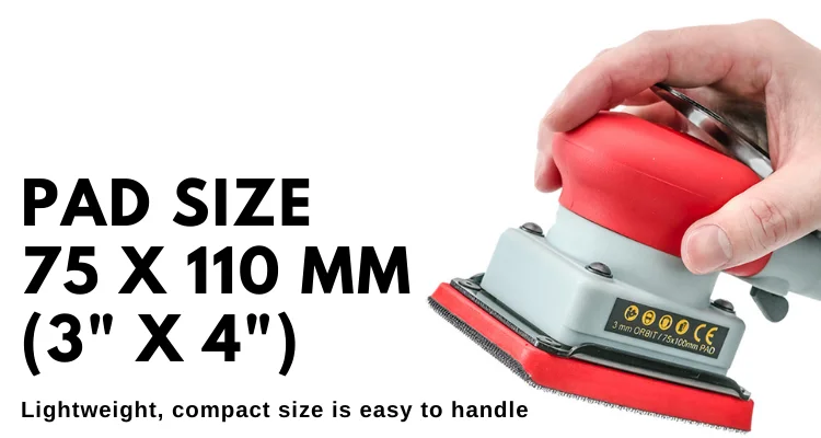 air square Orbital Sander Pneumatic Hook 75x110mm| Alibaba.com