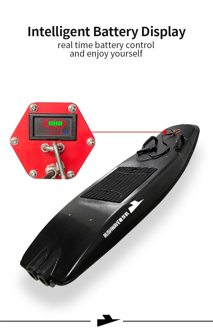 RUSH WAVE Electric Surfboard - High-Speed Power Jetsurf Board