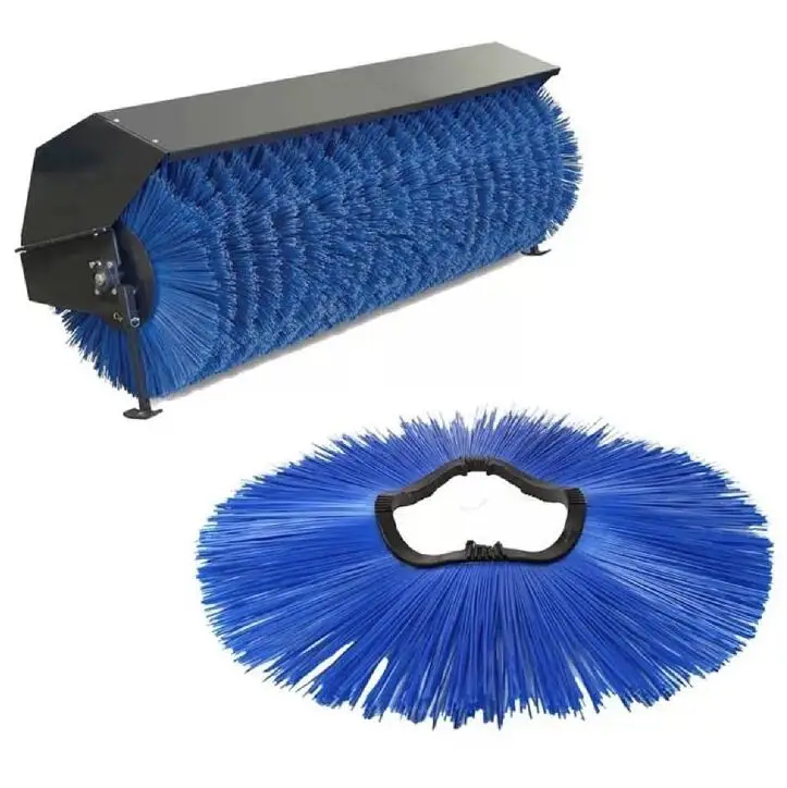 Wafer Broom Metal Wire Brush - Efficient Ground Sweeper