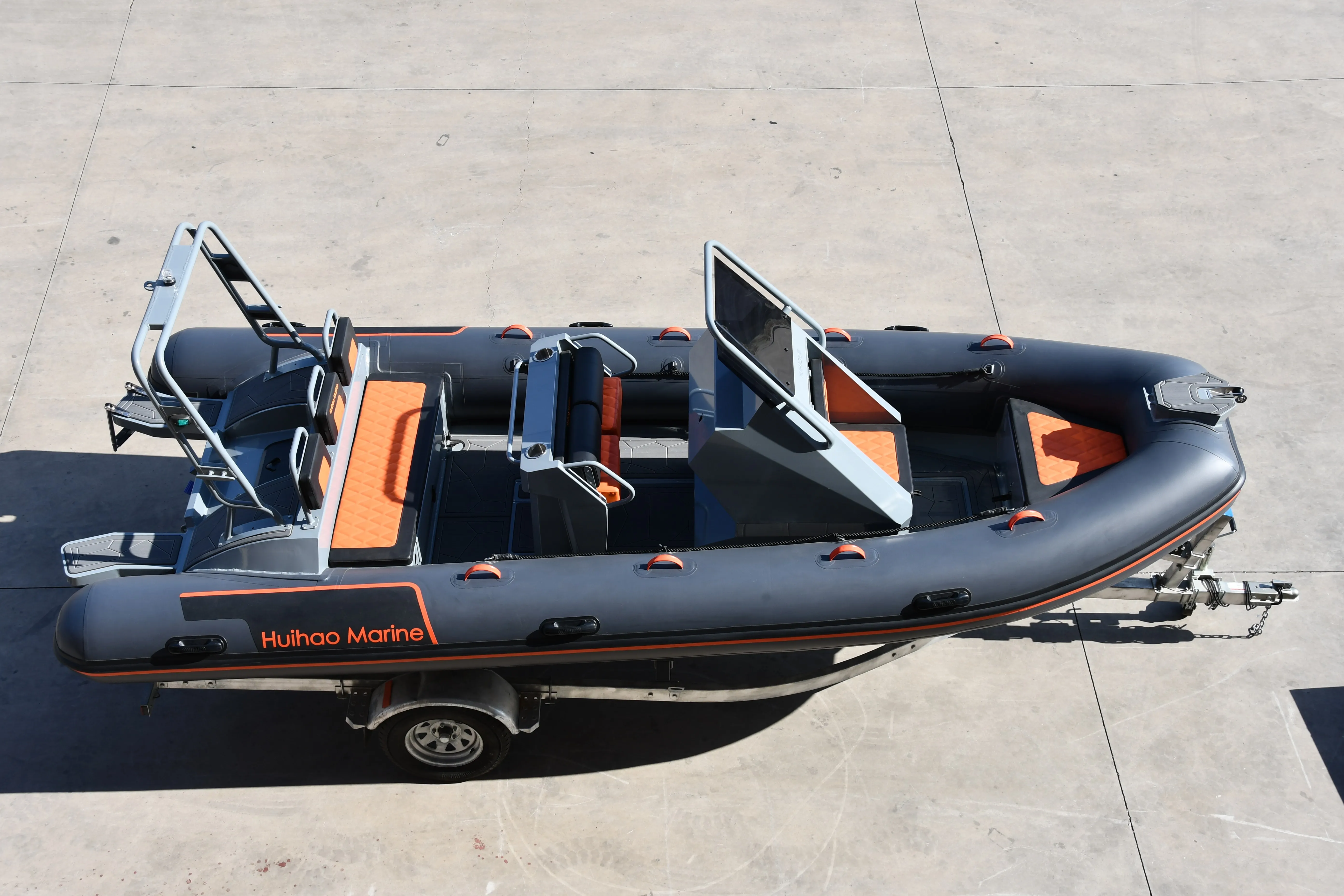 5.8m Rigid Inflatable Fishing Boat with Engine for Sale RIB580| Alibaba.com