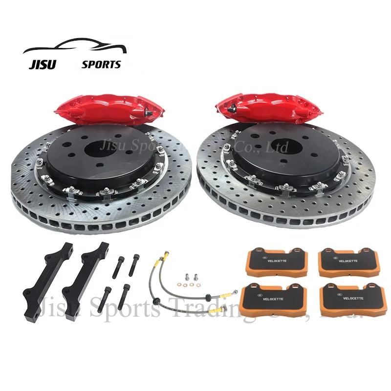 Car Modified Upgrade Kit With F40 Rear Brake Caliper Disc Brackets Pads ...