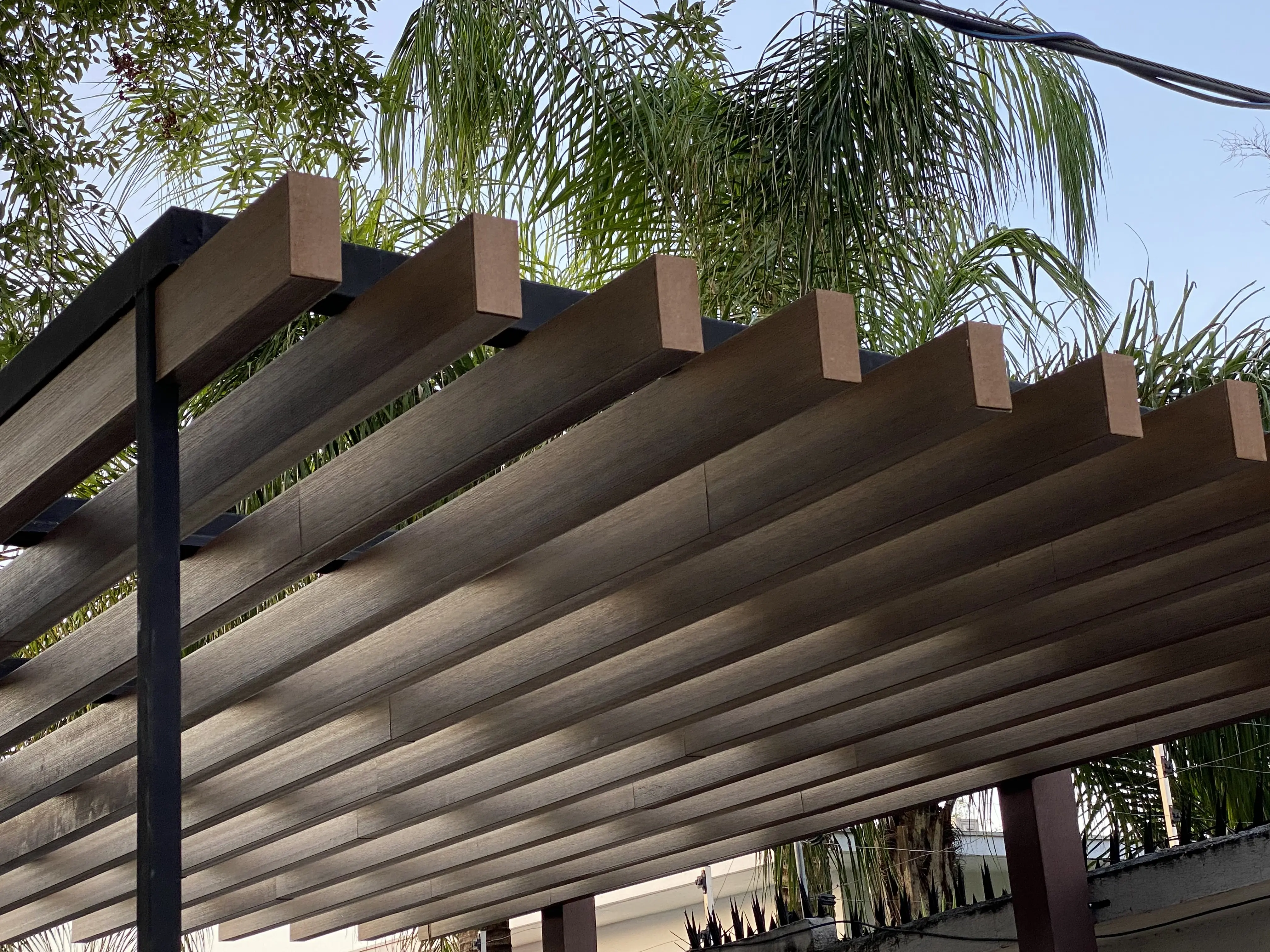 Outdoor Railing Beam Waterproof Co-extrusion Composite Post WPC High ...