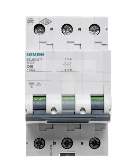 Miniature Circuit Breaker Mcb 400 V 6ka 3-pole C 40 A 5sl6340-7 - Buy ...
