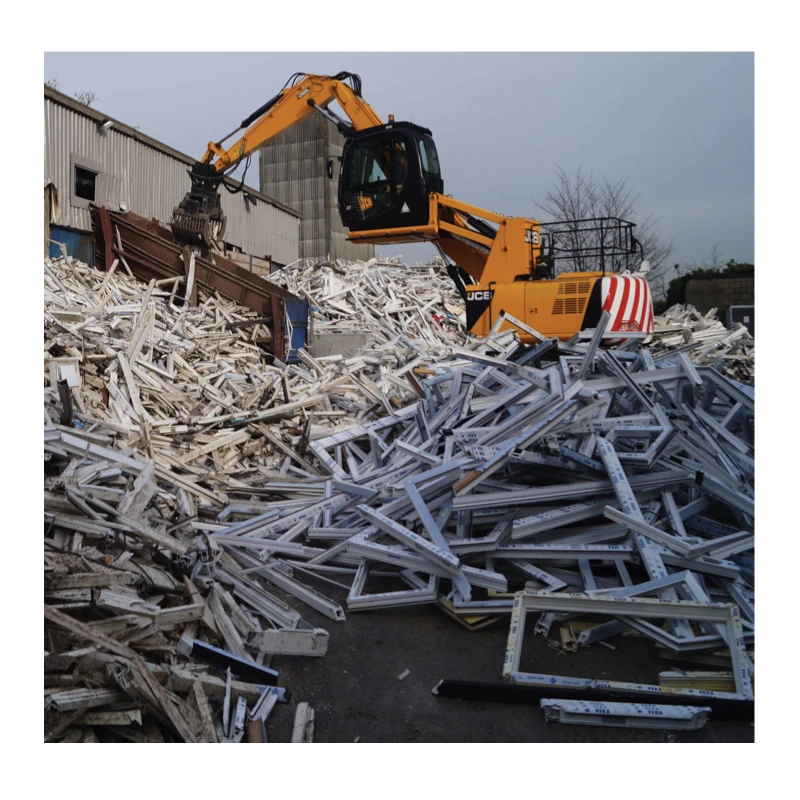 Washed Rigid Pvc Regrind Scraps From Recycled White Pvc Pipes And ...