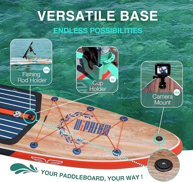 350cm Inflatable SUP Stand Paddle Board Set Adult All-Skill Non-Slip ...