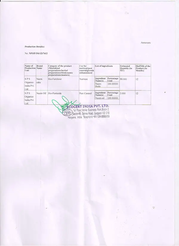 Sps Neem World Mahua Oil Cake Powder Organic Fertilizer For Plant And ...