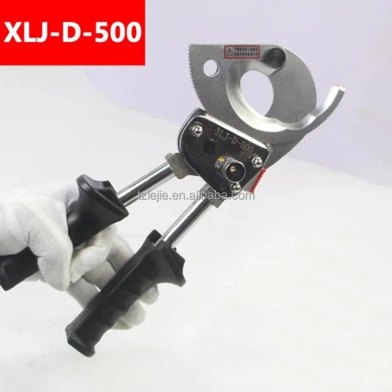 Mini XLJ-D-500 Ratchet Scissors Hand Tool Cable Cutter for Cu Al Cable ...
