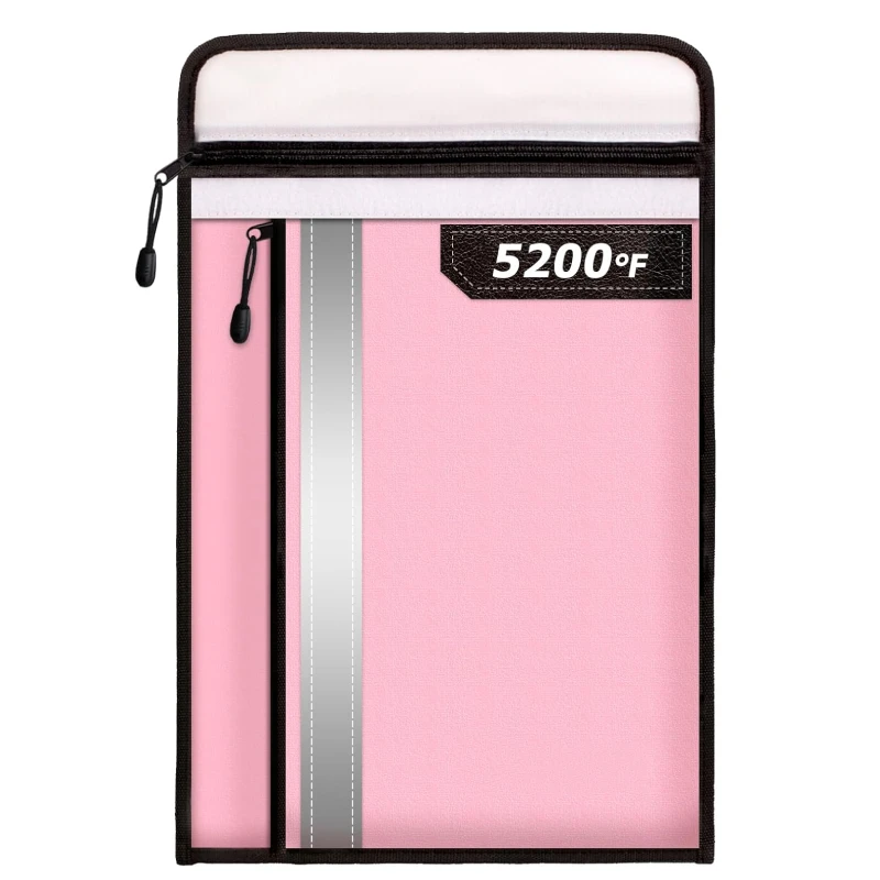 Waterproof Fireproof Document Bag With Reflective Strip Safe File ...