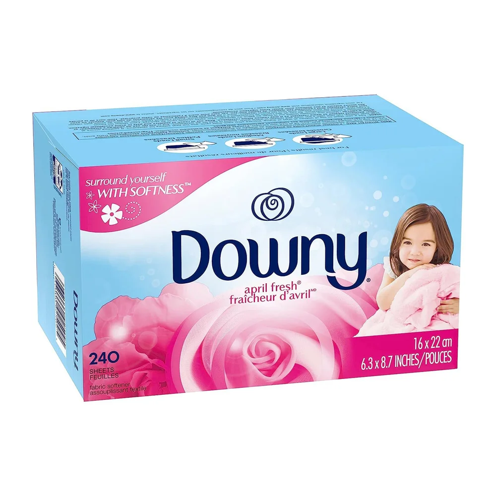 Downy Fabric Softener Dryer Sheets - Fresh & Sustainable