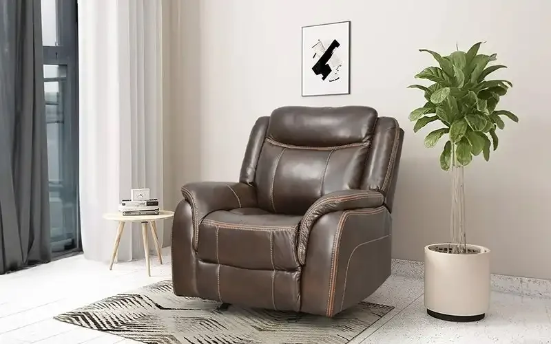 Italian Collection Leather Air Recliner Chair With Glider - Buy No Moq ...