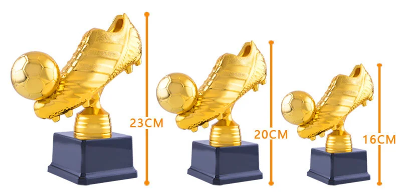 Wholesale Manufacturer Custom Golden Boot Soccer Trophy Football Cheap ...