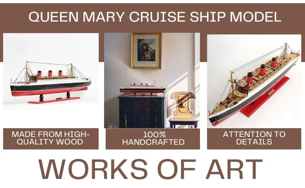 Queen Mary Model Ship 80 cm Length | Sample Available Fully Assembled ...