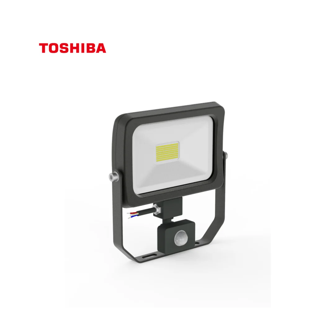 Toshiba Led Ip65 Flood Light 30w 6500k 80ra 3000 Lm With Pir Sensor ...