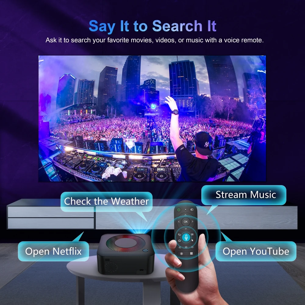 Xnano Popular Model Smart Projectors X5 Android 11 Portable Beamer Uhd 400 Ansi Lumens Wifi Lcd ...