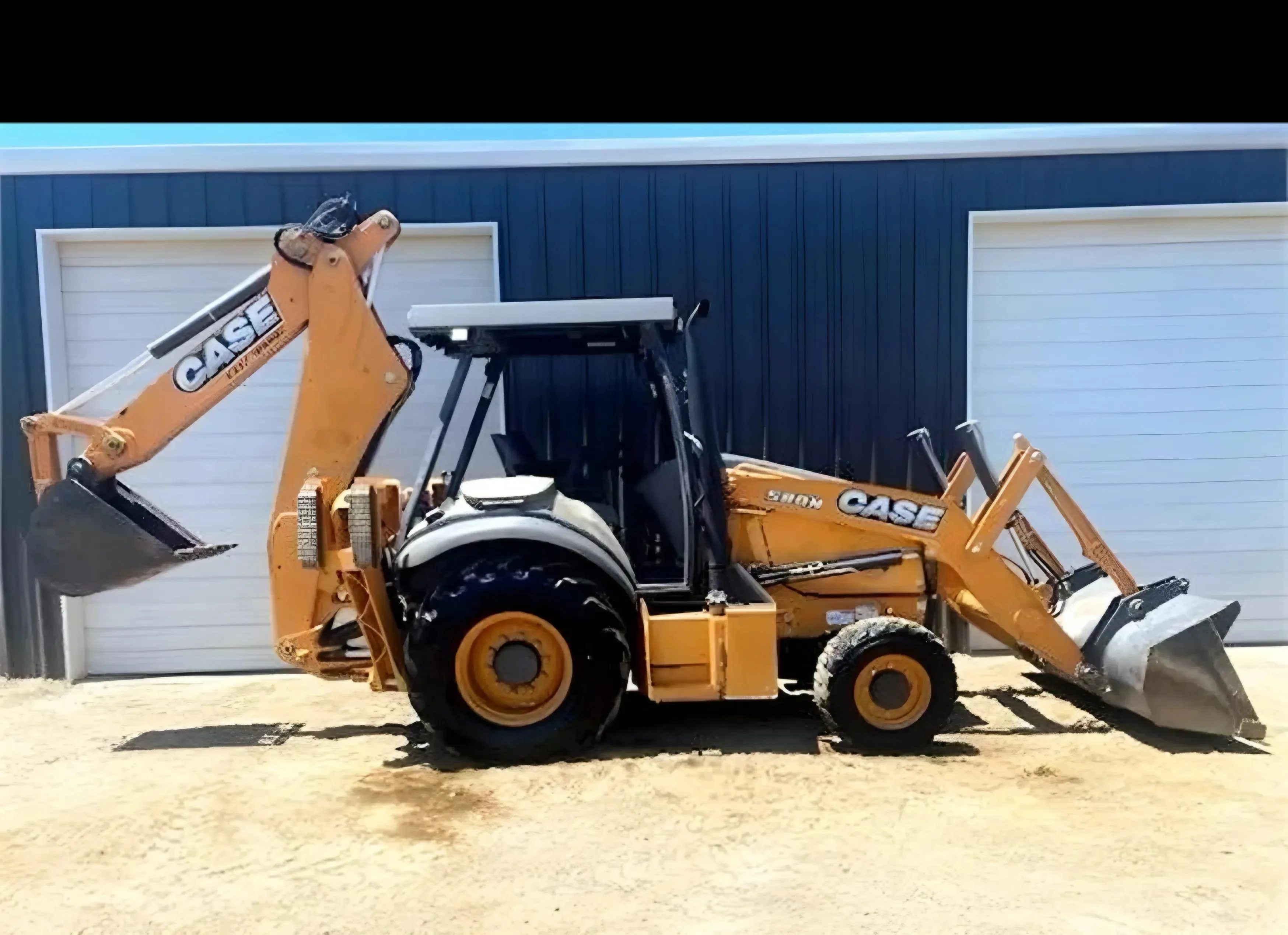 7 TON Second Hand Backhoe Loader 2017 CASE 580N - High Power Earth Mover