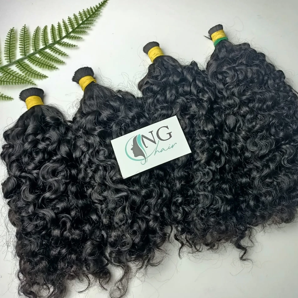 2022 Ng Hair Officially Launches Burmese Curly Bulk Hair Raw Burmese ...